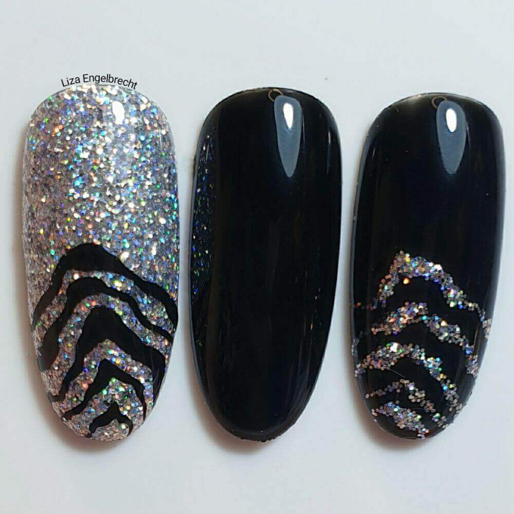 Silver Nail Art Deco Flakes|Crystal Clawz