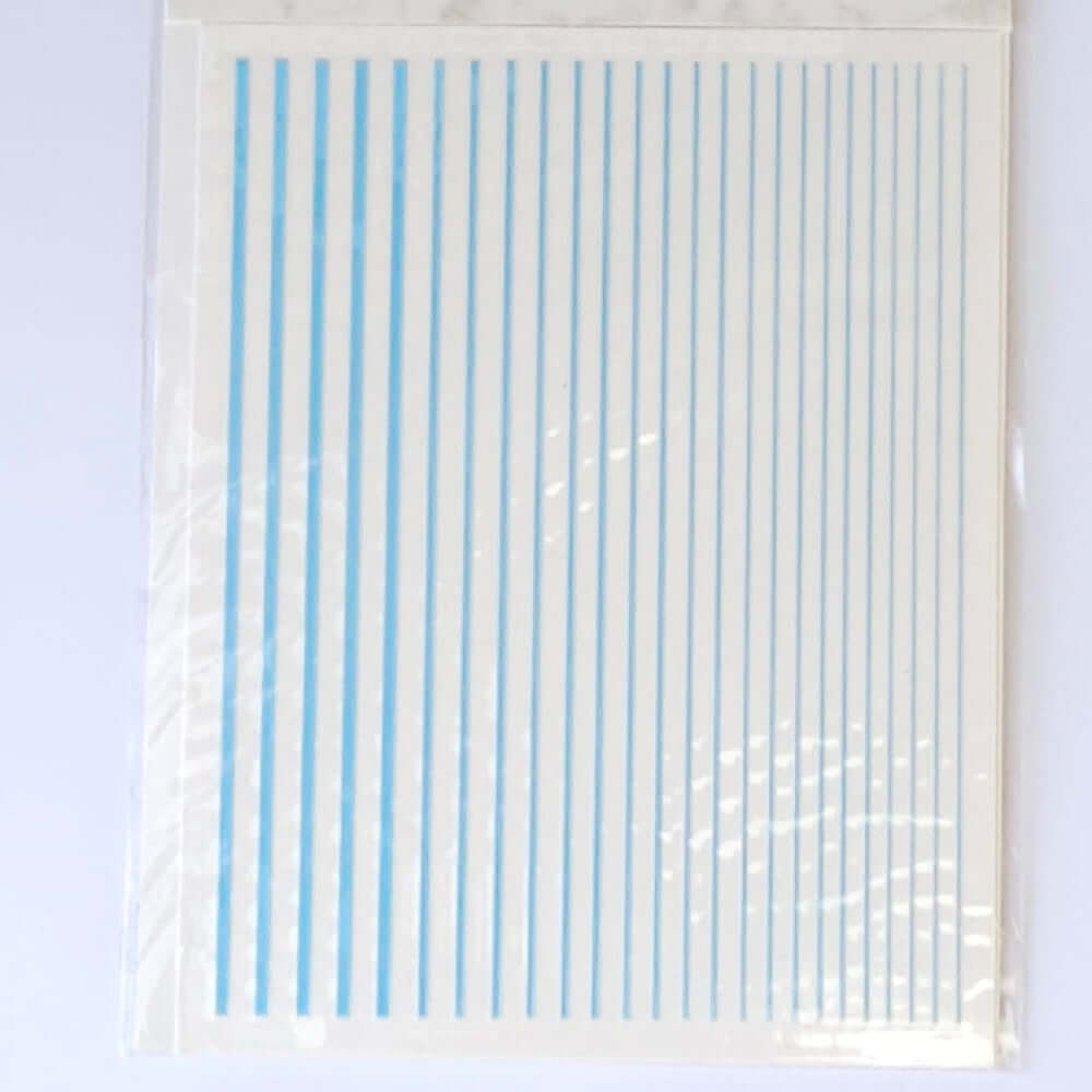 Red Line Stickers for Nail Art