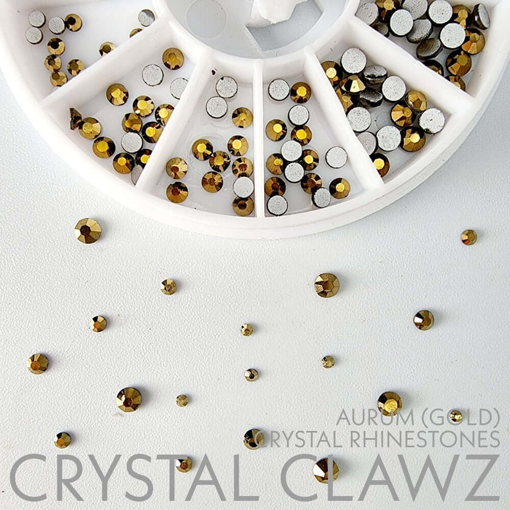 Aurum (Gold) Crystal Rhinestone Wheel